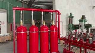 Multi-zone FM200 fire suppression system