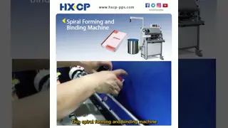 Semi Auto Single Loop Wire Forming Spiral Binding Machine.