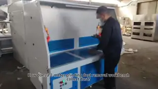 Metal Grinding Table with Dust Extraction