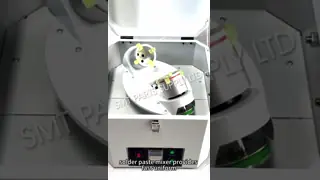 ZD-400 Fully Automatic Dual-Can Solder Paste Mixer for SMT Lines