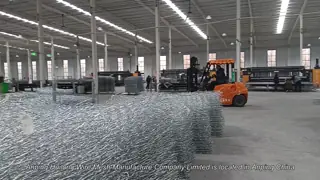 Galvanized Gabion Wire Mesh Box Ready Goods in Workshop