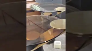 Creative Tempered Glass Side Table