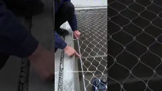Impact Resistant Stainless Steel Wire Rope Safety Net