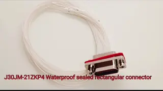 J14B 26 Pin Micro Rectangular Connector High Reliability
