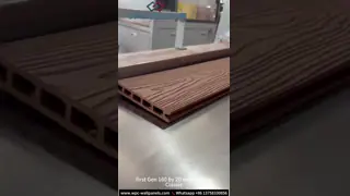 Factory Direct Classic Teak WPC Fence Panel