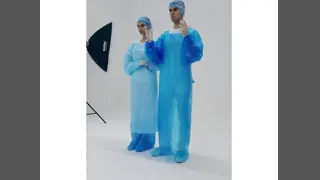 CPE surgical isolation gown