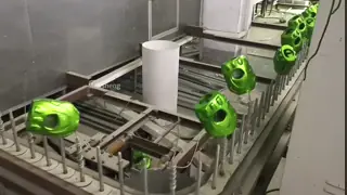 Automatic Toy Spray Painting Line Efficiency