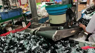 We Are Assembling The Industrial Swivel Cast Iron Wheel Caster