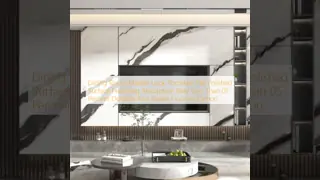 Luxury Marble Look Porcelain Tile For Modern Dining Rooms