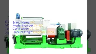 XK 400 Rubber Mixing Mill High Efficiency Compounding