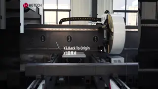 Three Chuck Tube Laser Cutting Machine