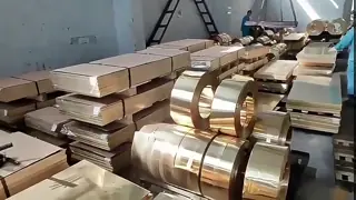 Large Stock of Brass Sheets & Brass Plates | C21000 C22000 C23000 Ready for Fast Delivery