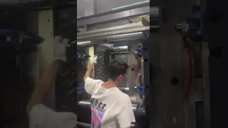 The plastic cooling tower filler are producing