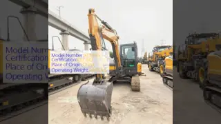 XE60GA 6 Ton Mini Excavator High Efficiency Construction