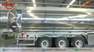 2 Axle 32,000 Liter Stainless Steel Fuel Tank Trailer Showcase | Diesel & Oil Transport Semi Trailer
