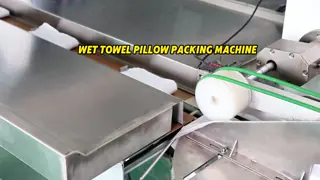 Wet Towel Hign Efficient Pillow Packaging Machine
