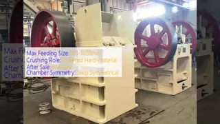 Efficient Double Toggle Jaw Crusher for Construction Waste