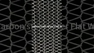 Wire Mesh Belt for biscuit Oven Bakery annealing Furnace Tunnel  Cooling