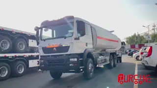 3 Axle 25 CBM Drawbar Tank Trailer for Fuel Transport