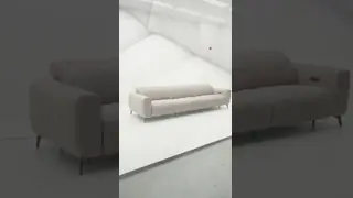 Contemporary Modern Recliner Sofa With Power Reclining And Ergonomic Design