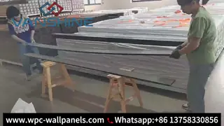 wpc factory daily life --plastic bag packing