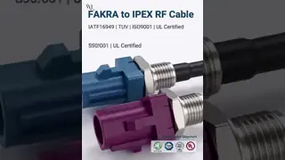 FAKRA to IPEX RF Communication Cable