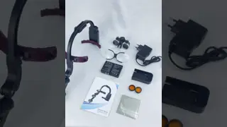 View Dental Loupes Medical headlight magnifying glass Demo