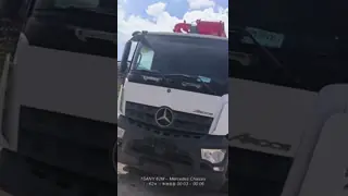 2021 Used SANY 62M Concrete Pump Truck – Mercedes Chassis – Water Pumping Function Test
