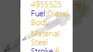 High Performance Fuel Injector Pump 4955525 For Diesel Engines