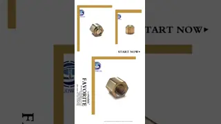 Precision CNC Machined Brass Hex Nuts