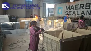 275g Hot Dipped Galvanized Welded Mesh Heavy Duty 2.74m MI19 Sand Filled Defensive Barrier
