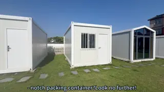 prefab flat pack container house