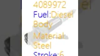 High Performance Fuel Injector Pump 4089972 for Diesel Engines