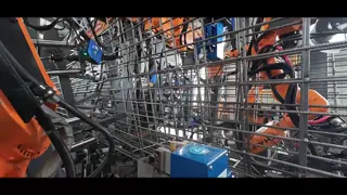 Bridge automated welding production line