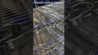 stainless Steel Spiral Machine Mesh Bread Cooling Tunnel circle cooling conveyor belt