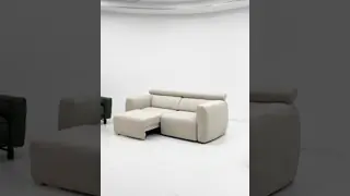 Ergonomic Support Modern Electric Sofa Bed Couch With Chaise Function OEM Color