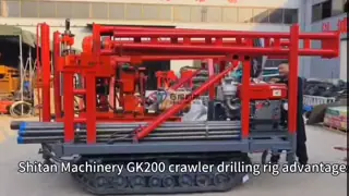 XY 1A Crawler Mounted Drilling Rig 150m Deep Well Solution