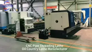 Heavy Duty CNC Pipe Thread Lathe Machine