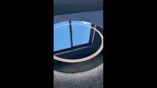 Modern frameless Round Bathroom Smart Mirror with LED Light - Anti-Fog Illuminated Vanity Makeup