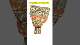 2-in-1 Beach Towel Bag for Summer Travel