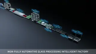 MGM's Fully Automatic Glass Processing Intelligent Factory Production Demonstration