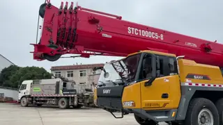 Used SANY SAC1000T7 100 Ton Capacity All Terrain Mobile Truck Crane with 63m Main Boom Heavy Lifting Equipment