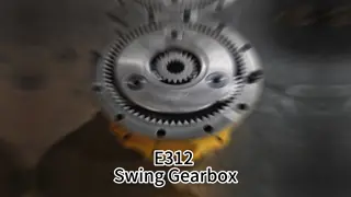 E312 E312B Hydraulic Excavator Parts Cast Iron Swing Motor Gearbox