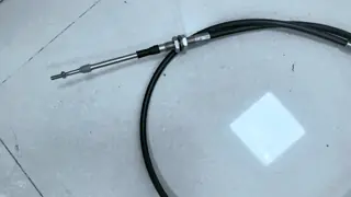 Push-Pull Control Cable Assembly With Threaded End Fitting