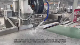 Vertical CNC diamond wire Saw machine