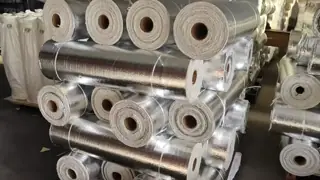 Aluminum Foil Fiberglass Cloth Heat Insulation Solution
