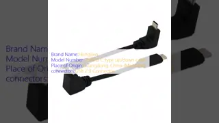 90 Degree Type C Cable Perfect for Gaming and Charging