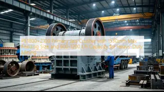 PE1800 2100 Ultra Giant Jaw Crusher 1200 tph Capacity