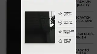 black acrylic sheet