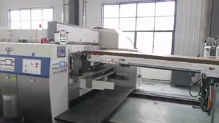 Intelligent Printing Slotting and Die cutting,Stitching & Gluing Inline with Packaging Robot Arm